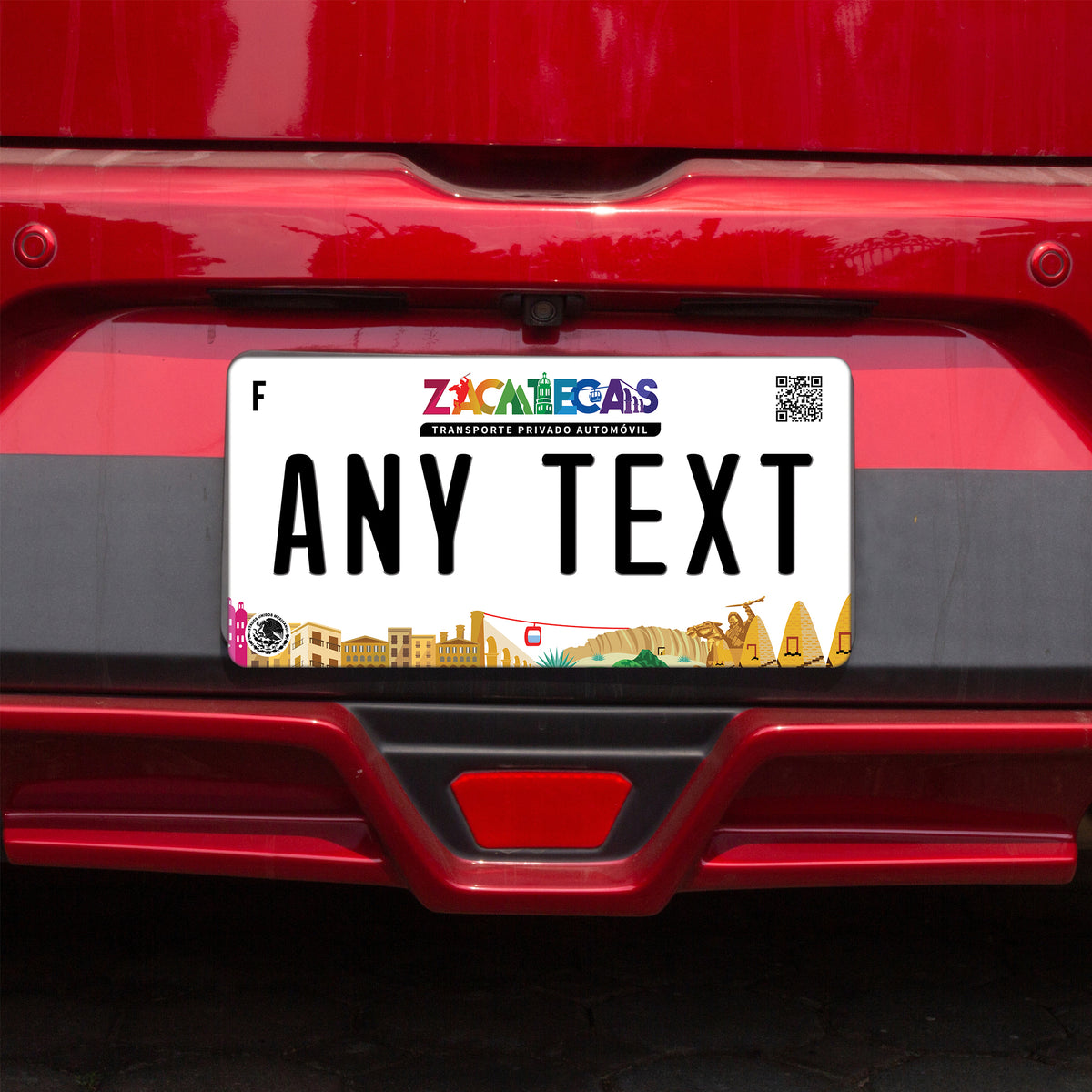 Zacatecas Custom License Plate Add Your Own Text for Car Truck SUV Pla ...