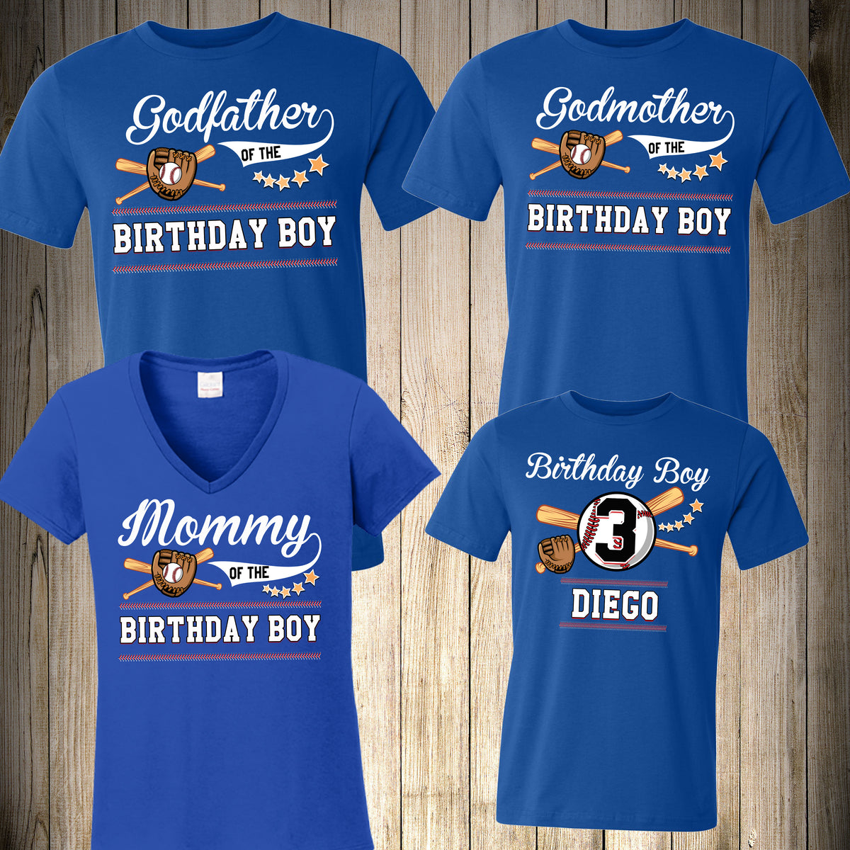 Baseball Birthday Family Shirts – X Graphics