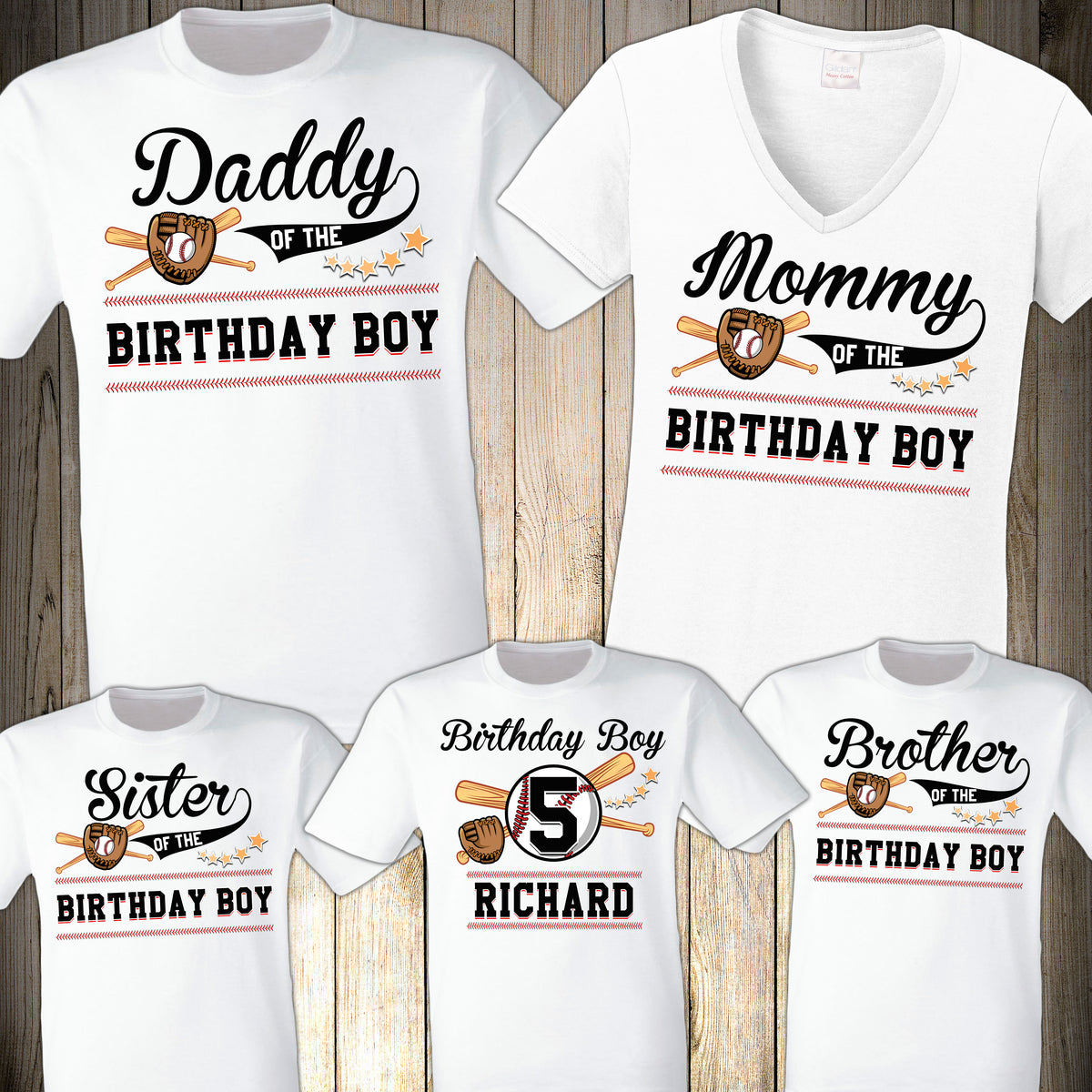 Baseball Birthday Family Shirts – X Graphics